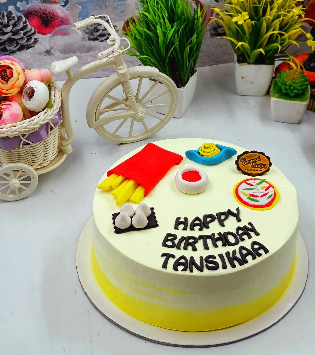 Special fast food theme cake 1