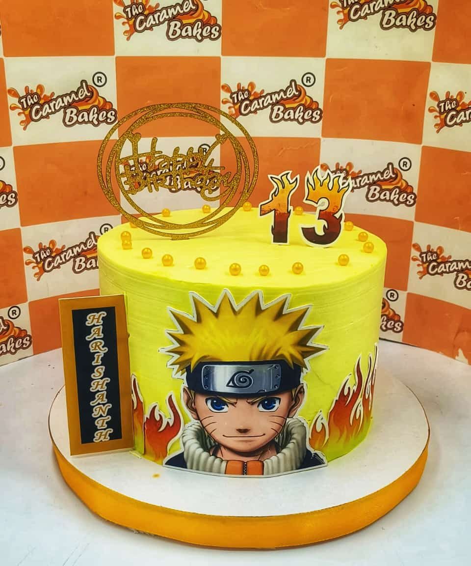 Naruto Anime Theme cake